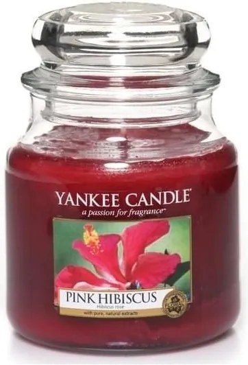 Vonná svíčka Yankee Candle Pink Hibiscus, střední