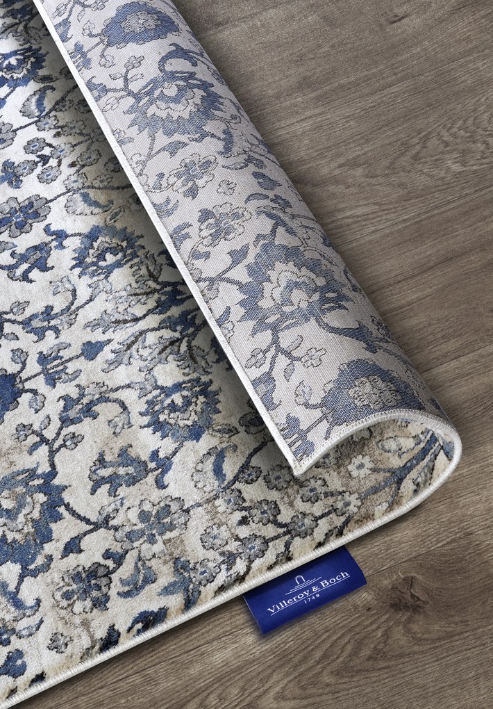 Villeroy & Boch Kusový koberec 106120 Cream, Blue, 120x170, modrá, ložnice