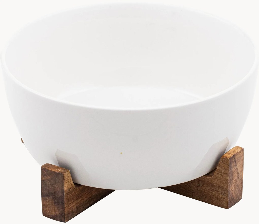 Porcelánová servírovací mísa's podložkou Alto