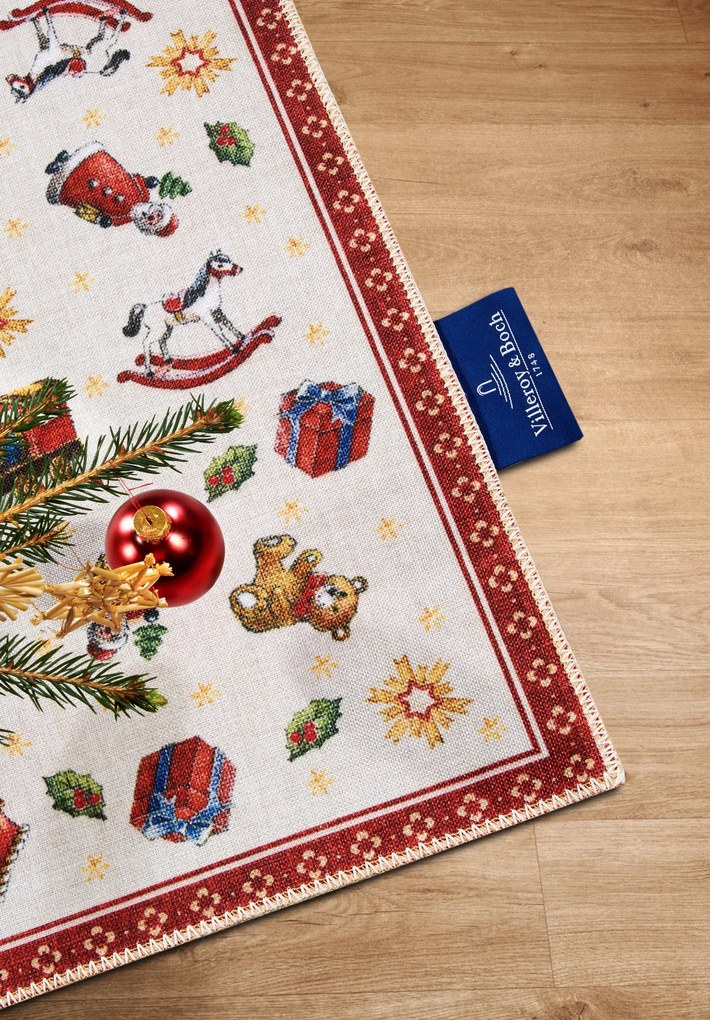 Villeroy & Boch Kusový koberec Toy's delight s potiskem 106192 Red, Multicolor, 50x80, červená, obývací pokoj