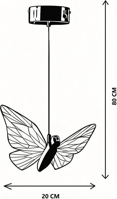 Kovové LED závěsné svítidlo ve zlaté barvě se stínidlem z akrylového skla ø 20 cm Myrna – Opviq lights