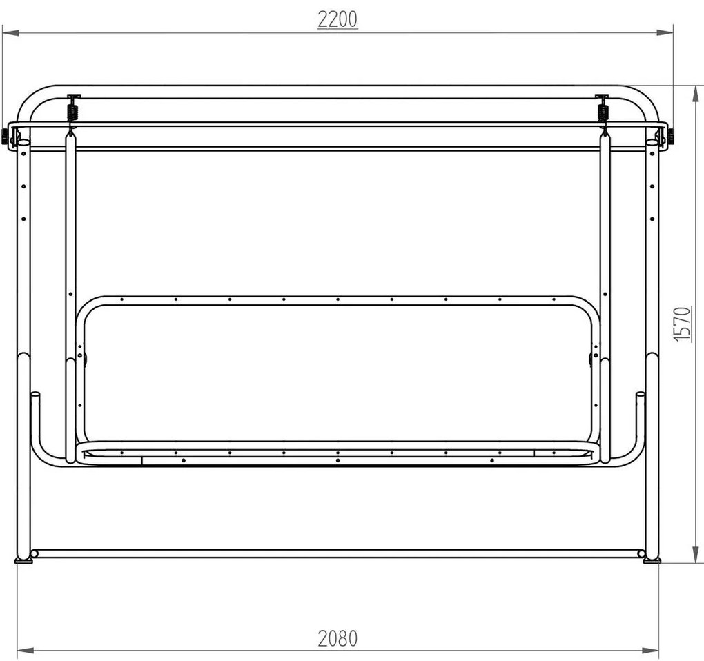 Zahradní houpačka Celebes Plus A040-05LB PATIO