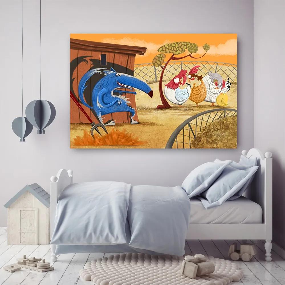 Gario Obraz na plátně Lov kuřat - Gustavo Gabriel San Martin Rozměry: 60 x 40 cm