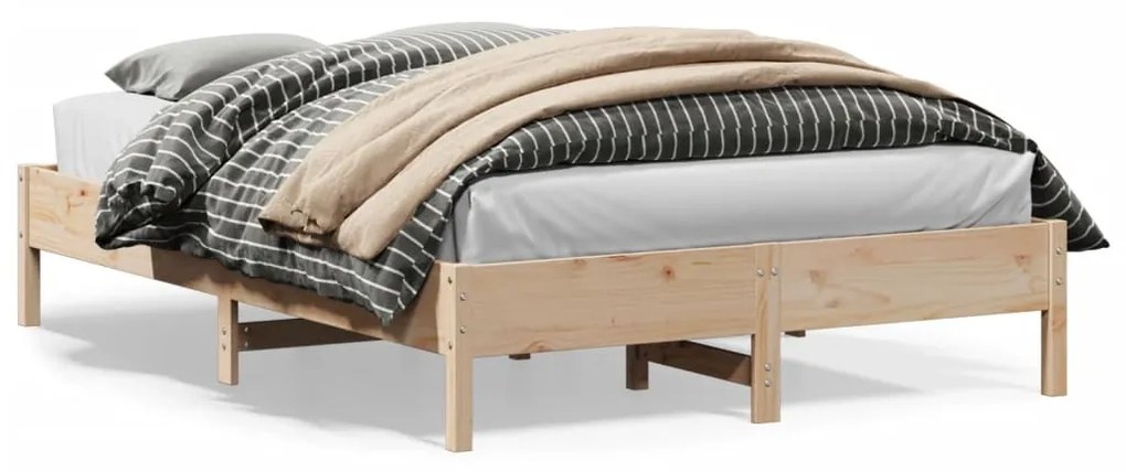 Rám postele 120 x 200 cm masivní borovice - Default Title