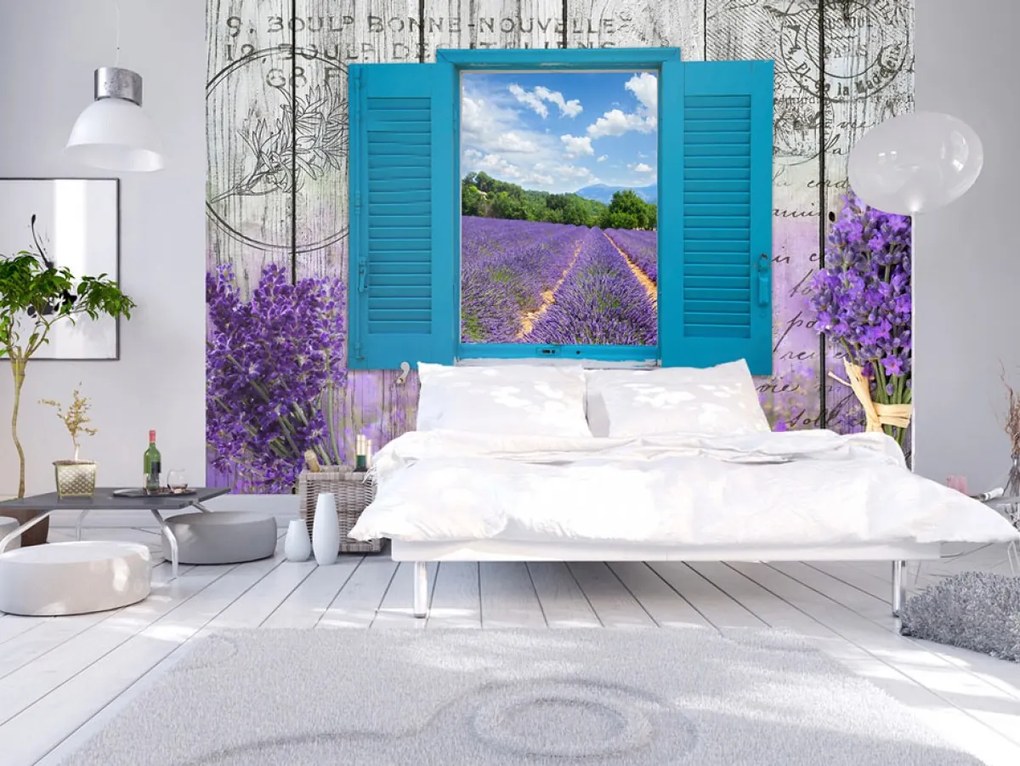 3D tapeta ráno v Provence + lepidlo ZDARMA Velikost (šířka x výška): 150x105 cm