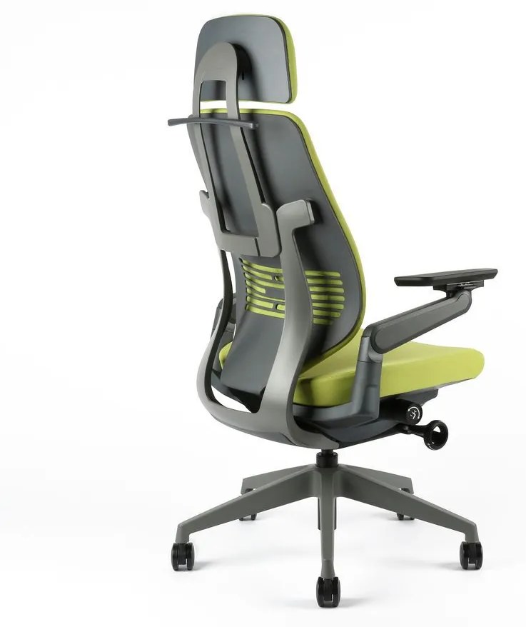 Office Pro Kancelářská ergonomická židle Office Pro KARME — více barev, s podhlavníkem a područkami Černá F06