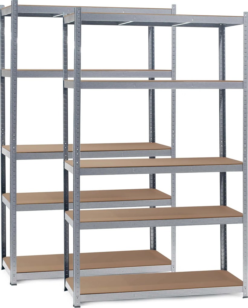 Dílenský regál Wiltec – 120 × 50 × 200 cm, 175 kg (64875)