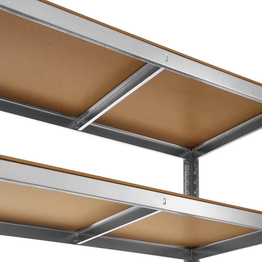 Fistar AKCE - Balíček : 3x Regál 1500x700x300 mm kovový zinkovaný 4-policový, nosnost 700 kg