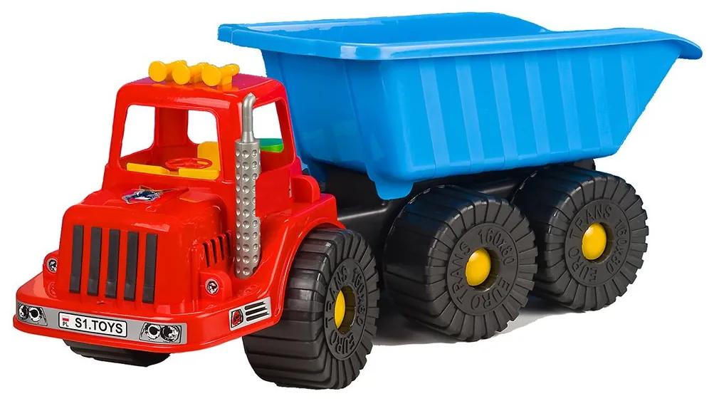 BAYO dětské nákladní sklápěcí auto Arnie 90 cm červená