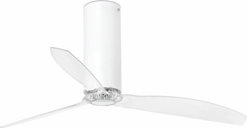 FARO 32033 TUBE FAN, bílá/transparentní, stropní ventilátor s DC motorem - FARO
