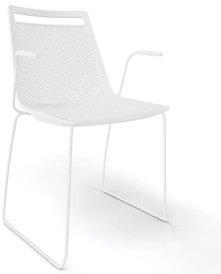 GABER - Židle AKAMI SS, bílá/bílá