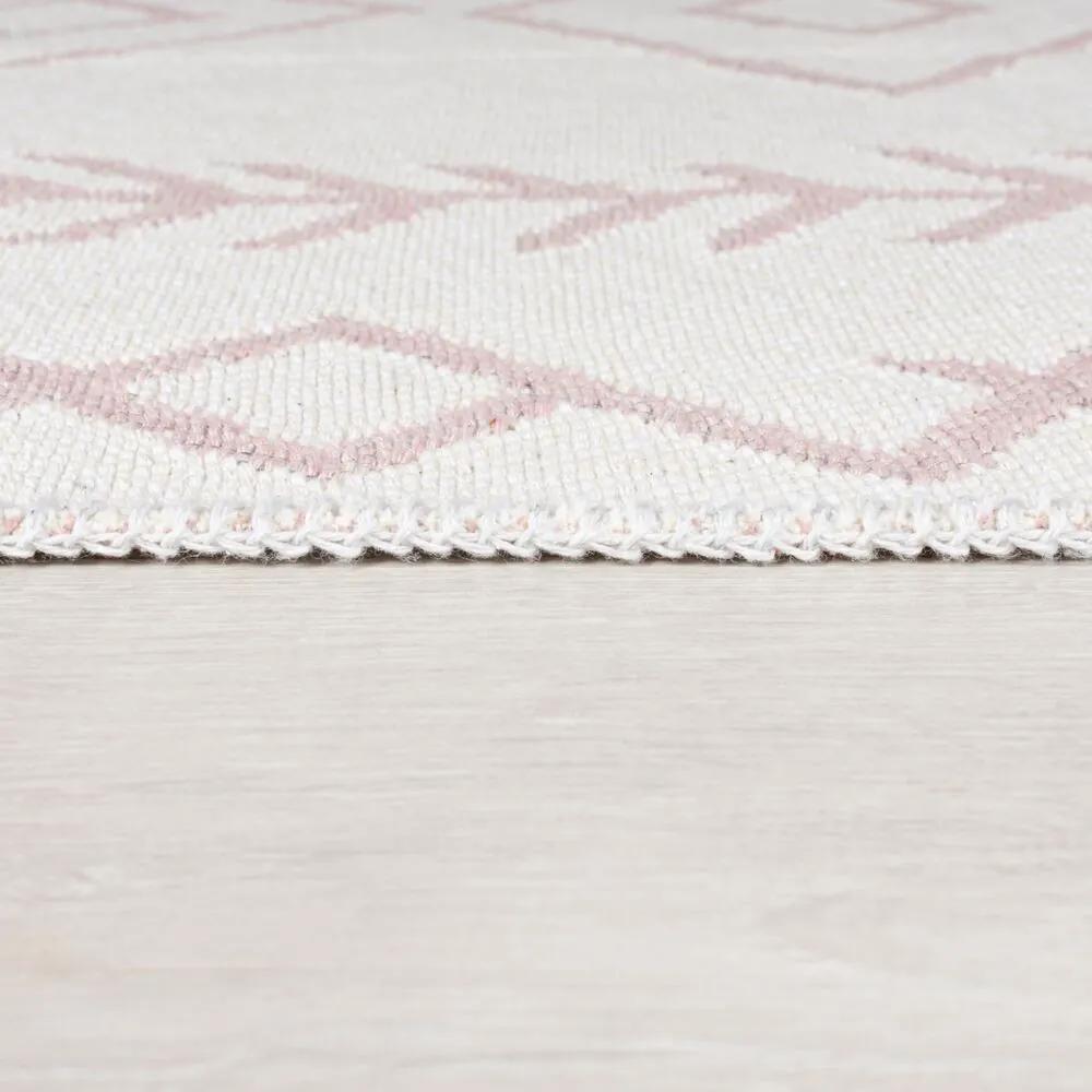 Flair Rugs koberce Kusový koberec Deuce Edie Recycled Rug Pink ROZMĚR: 80x150