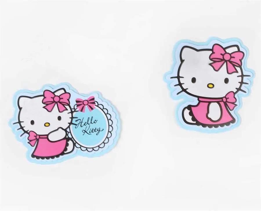 Mini pěnové figurky Hello Kitty, balení obsahuje 2ks