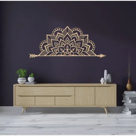 Mandala na stěně ze dřeva | SENTOP HDF0492