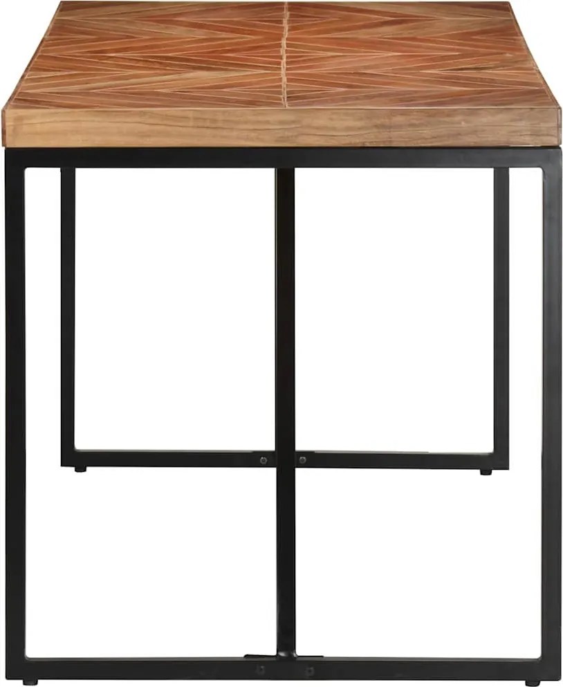 Jídelní stůl 140 x 70 x 76 cm masivní akácie a mangovník 323548