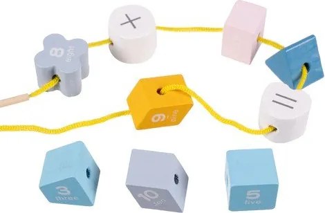 Montessori dřevěná vkládací kostka Kruzzel 22885