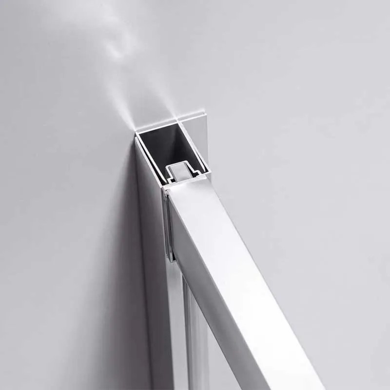 BPS-koupelny Čtvrtkruhový sprchový kout HYD-RK101 90x90 chrom/transparent