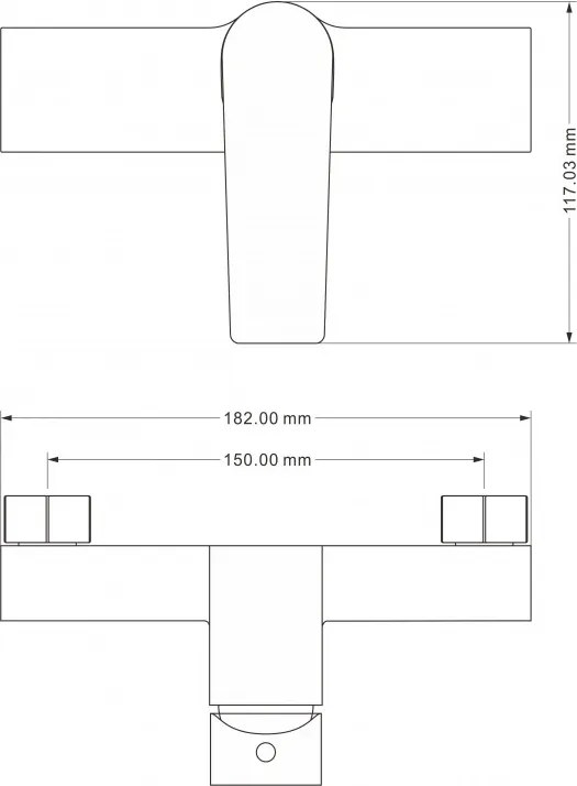 Mexen Lynx sprchová baterie zlatá, 745940-50