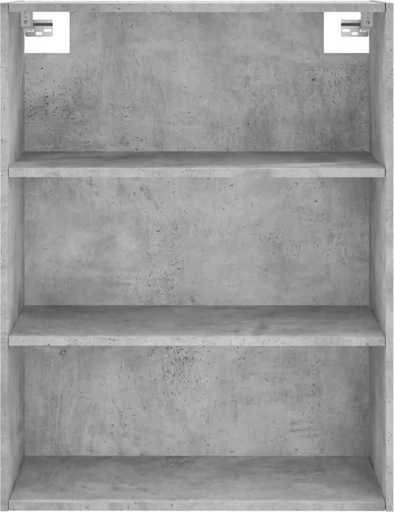 Skříň highboard betonově šedá 69,5x34x180 cm kompozitní dřevo 3200549