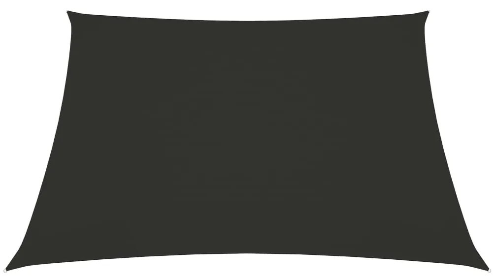 vidaXL Stínící plachta oxfordská látka čtvercová 4,5x4,5 m antracitová