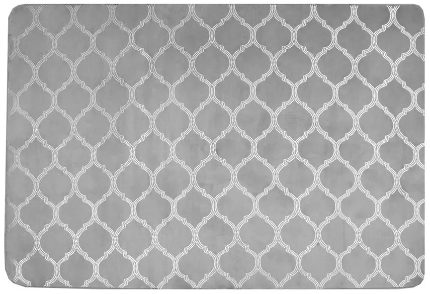 Kusový koberec Shine Glamour šedý 140x200