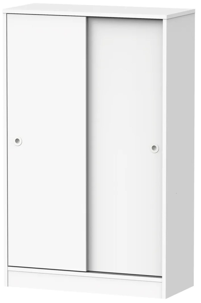 Komoda s posuvnými dveřmi TIBET; 2 varianty Barva: bílá