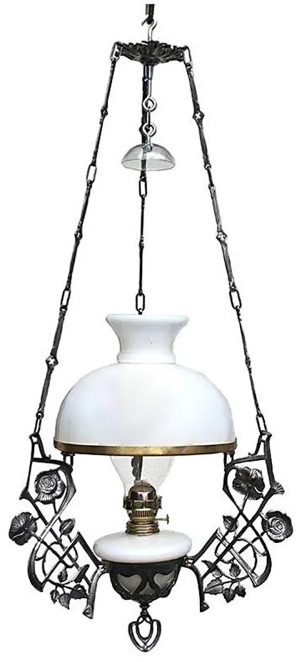 Závěsná petrolejová lampa 85 cm