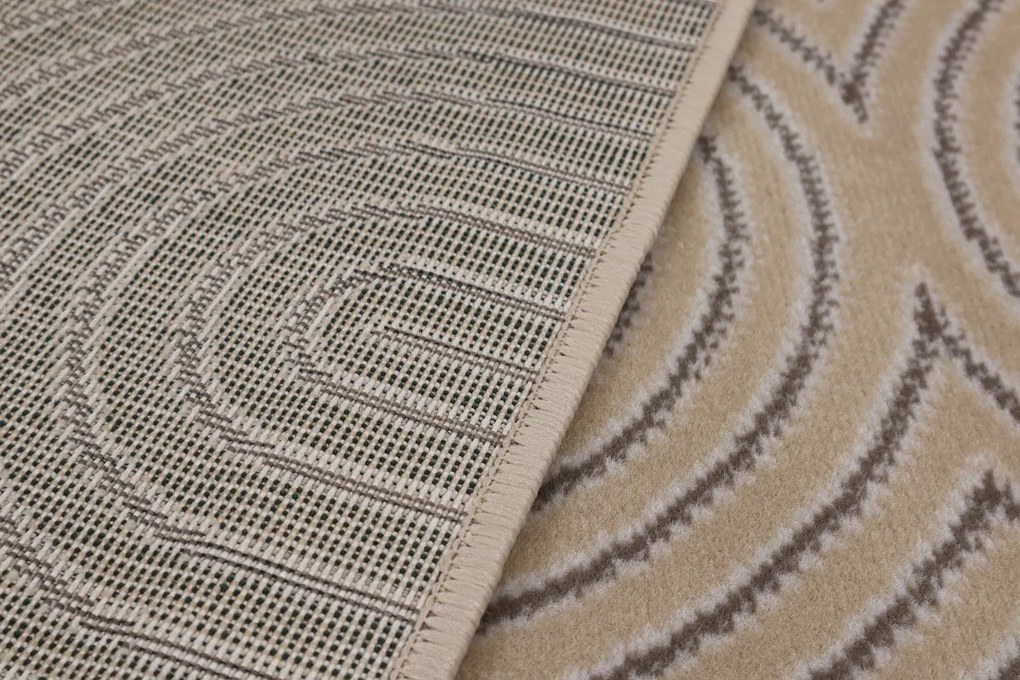 Alfa Carpets, Kusový koberec Thumbs ivory, 80x150, béžová, ložnice