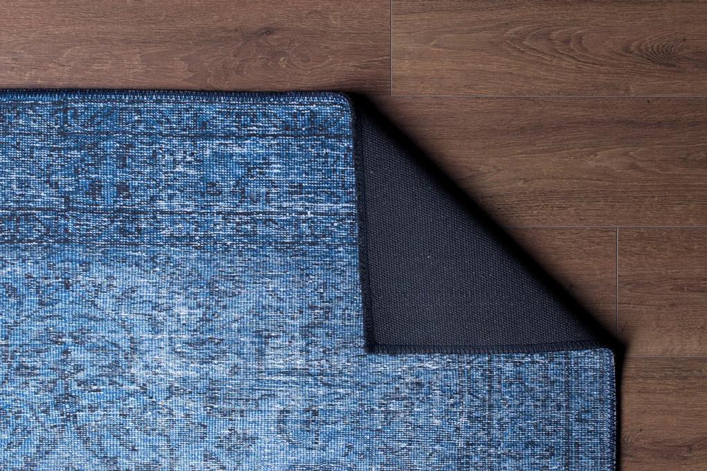 Conceptum Hypnose Kusový koberec Dorian Chenille - Dark Blue AL 138, Vícebarevná Rozměr koberce: 150 x 230 cm