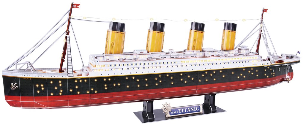 CubicFun - Puzzle 3D Titanic - 266 dílků