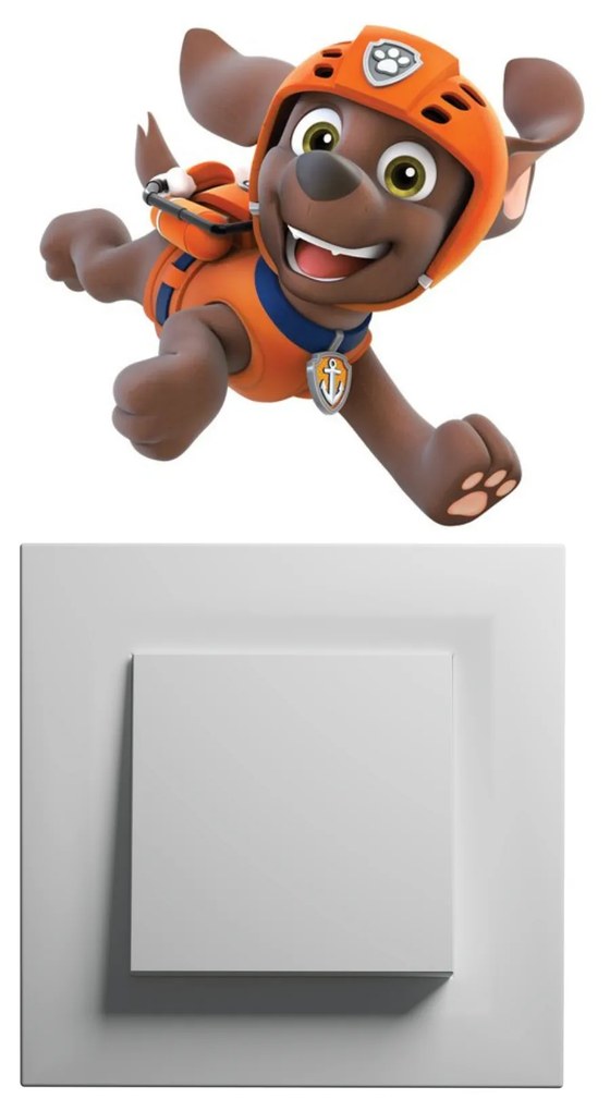 PIPPER. Samolepka nad vypínač "PAW Patrol - Zuma"