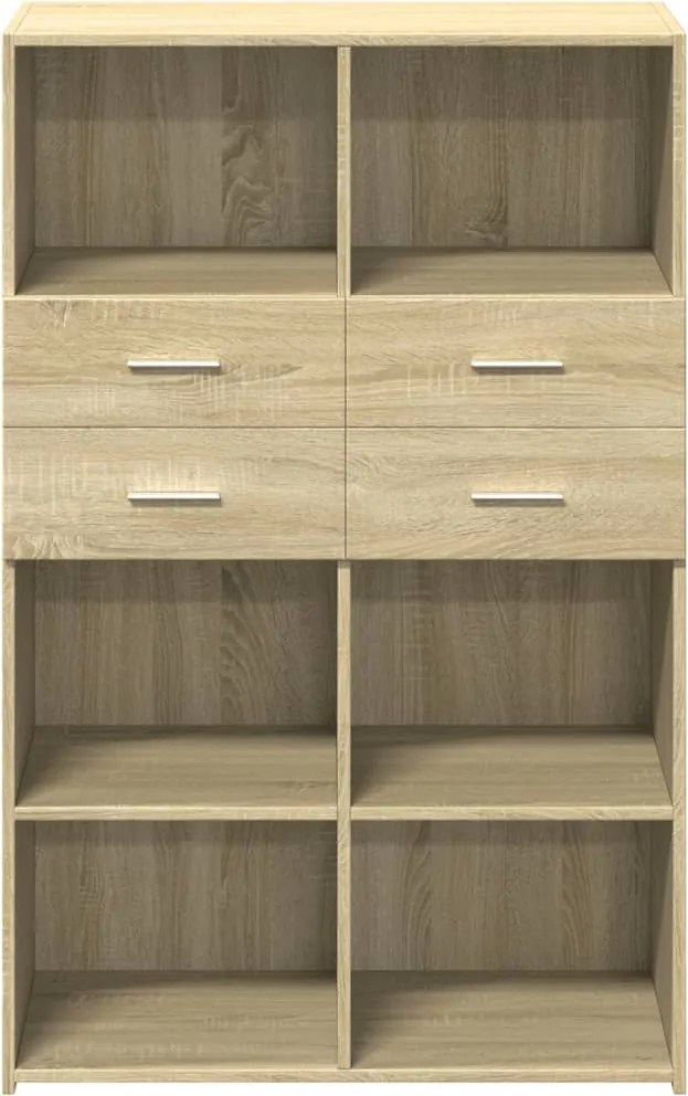 Skříň highboard dub sonoma 80 x 42,5 x 124 cm kompozitní dřevo 3281387