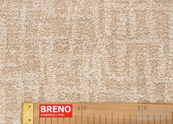 Breno Metrážový koberec RIFF 30 béžový, šíře 400 cm, Béžová