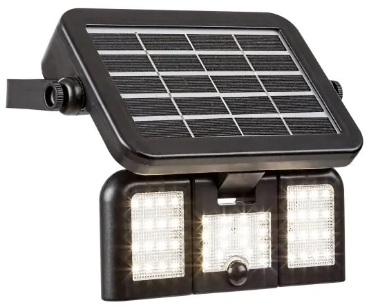Rabalux 77020 - LED Solární reflektor se senzorem LIHULL LED/9,6W/3,7V IP44