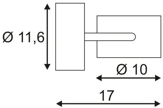 SLV 231515 Sitra, antracitové nástěnné venkovní svítidlo s nastavitelným směrem svícení, 1x9W, výška 11,5cm, IP44