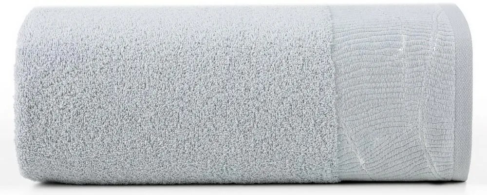 Ručník Metalic 50x90 stříbrný 485g/m2 froté Eurofirany