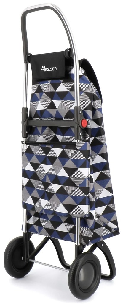 Rolser I-Max Sahara 2 Logic, skládací nákupní taška na kolečkách, modro-černá