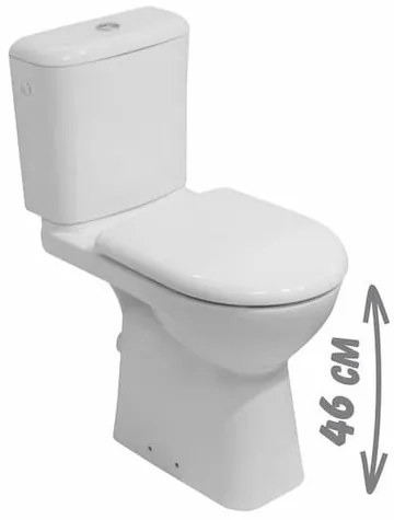 Jika Deep wc kombi, pouze mísa zadní odpad h8236180000001 2361.8.000.000.1