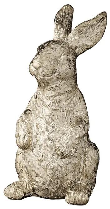 Stojící králík SERAFINA zlatý 11cm