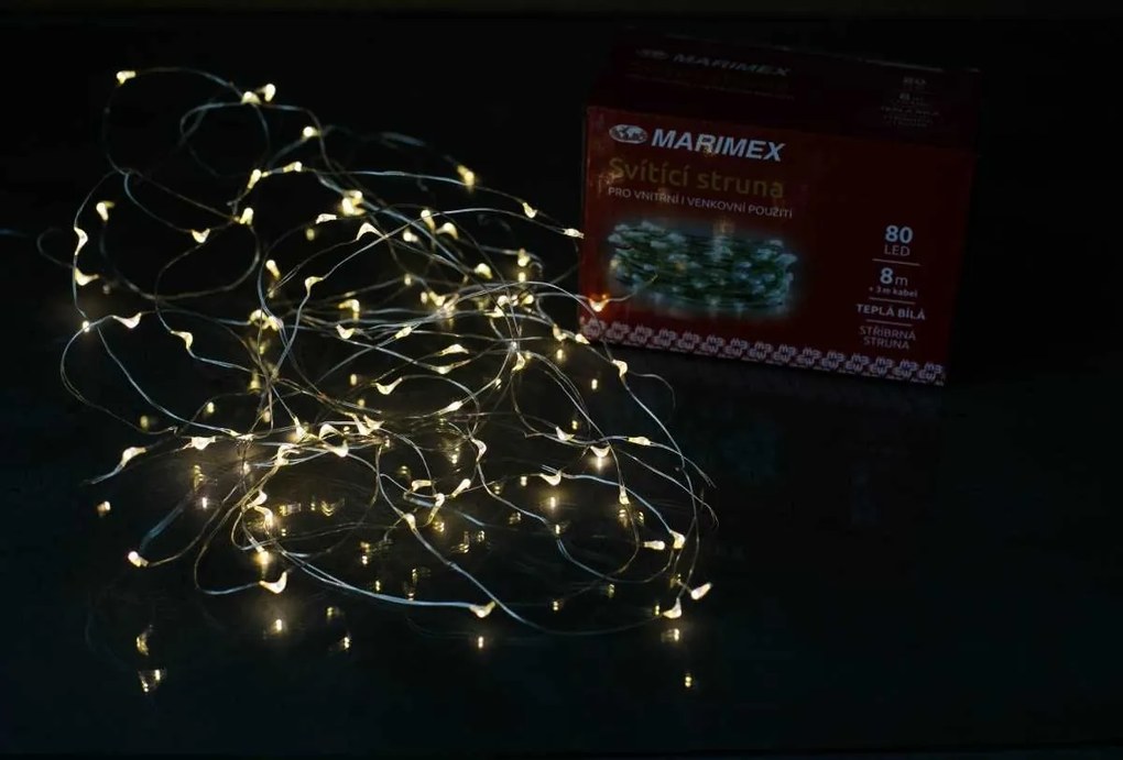 Marimex | Svítící struna 80 LED | 18000094
