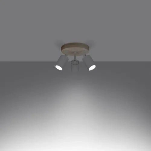 Stropní svítidlo SOLLUX VERDO 3P bílé GU10 3x10W bez žárovky SL.1287
