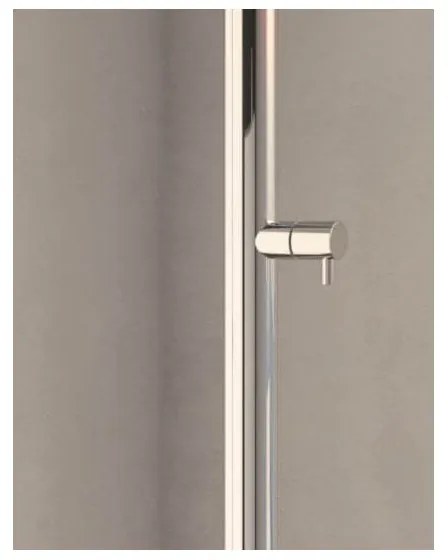 Fontealta Venkovní sprcha Skinny bez nezámrzného systému broušený nerez spodní bez ruční sprchy
