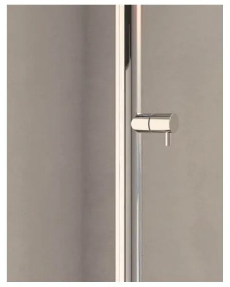 Fontealta Venkovní sprcha Skinny bez nezámrzného systému černý matný nerez bez ruční sprchy montážní box v podlaze