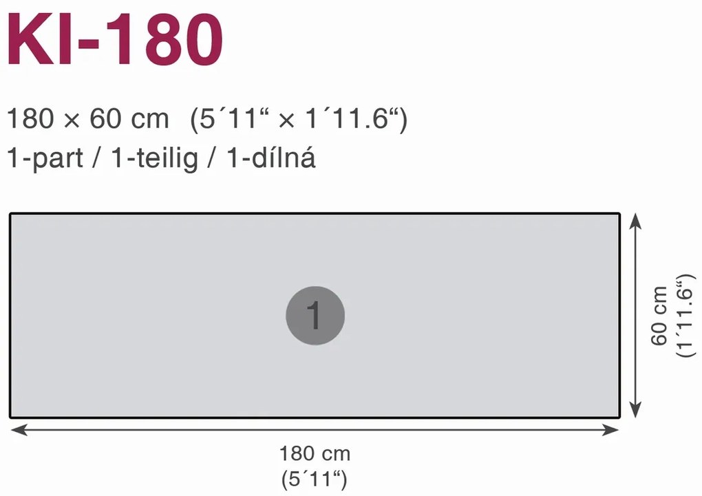 DIMEX | Fototapeta do kuchyně Popraskaná omítka KI-180-271 | 180 x 60 cm | hnědá