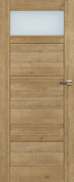 Interiérové dveře vasco doors BRAGA model 2 Průchozí rozměr: 80 x 197 cm, Orientace dveří: Levé dveře, Dekor: Dub Viking