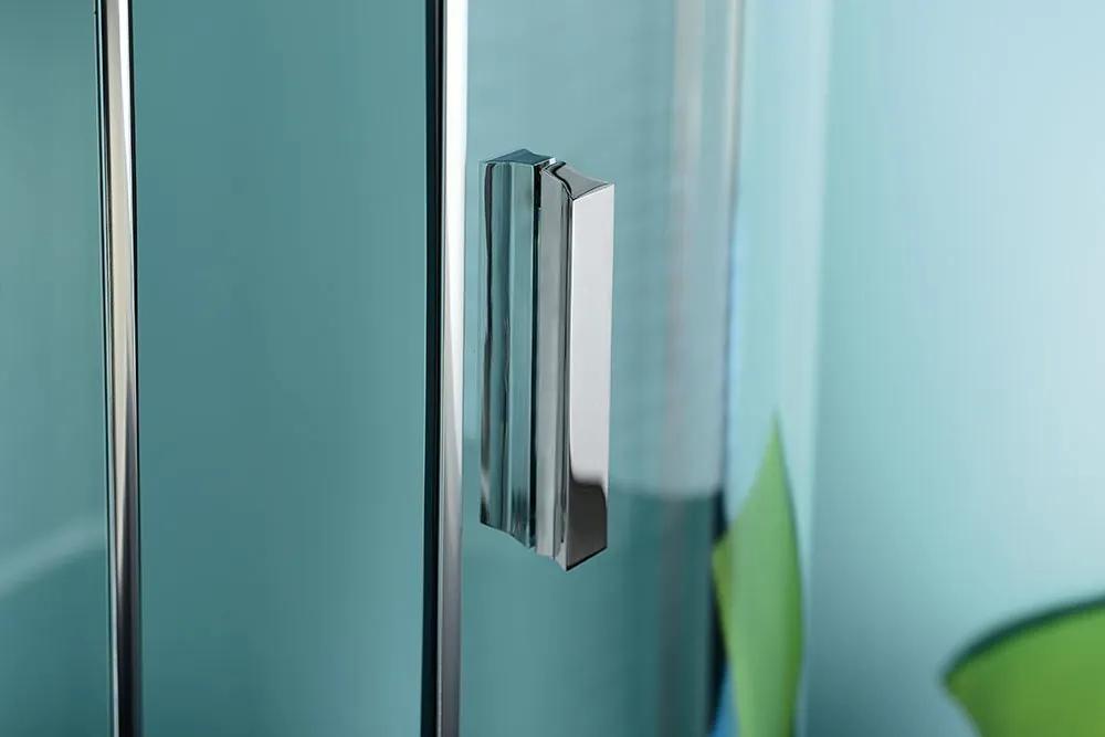 Polysan ZOOM LINE sprchové dveře dvojkřídlé 1000mm, čiré sklo ZL1710