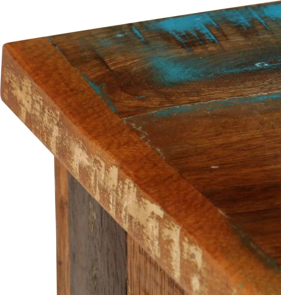 TV stolek -  masivní recyklované dřevo | 120x30x40 cm