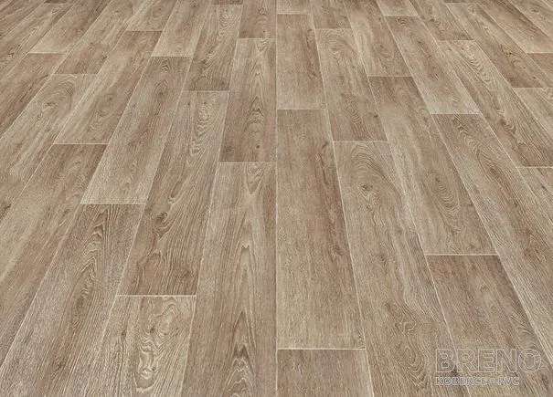 Breno PVC MAXIMA EKO Chapel Oak 044 - světlé dřevo, šíře 200 cm