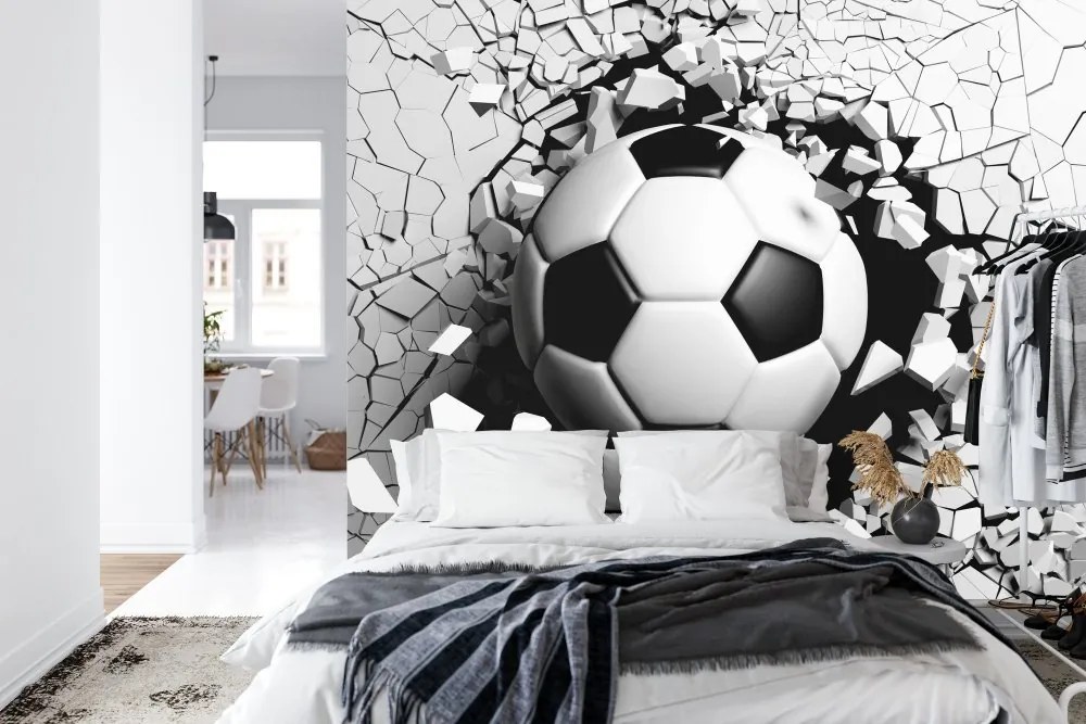 Fototapeta Fotbal – 3D Efekt Strukturální vinyl 368x254