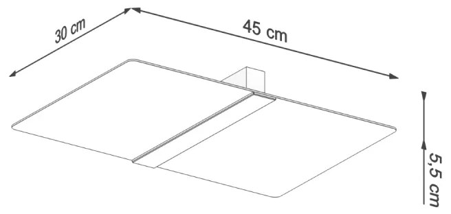 AZALIA Stropní světlo, bílá SL.1007 - Sollux